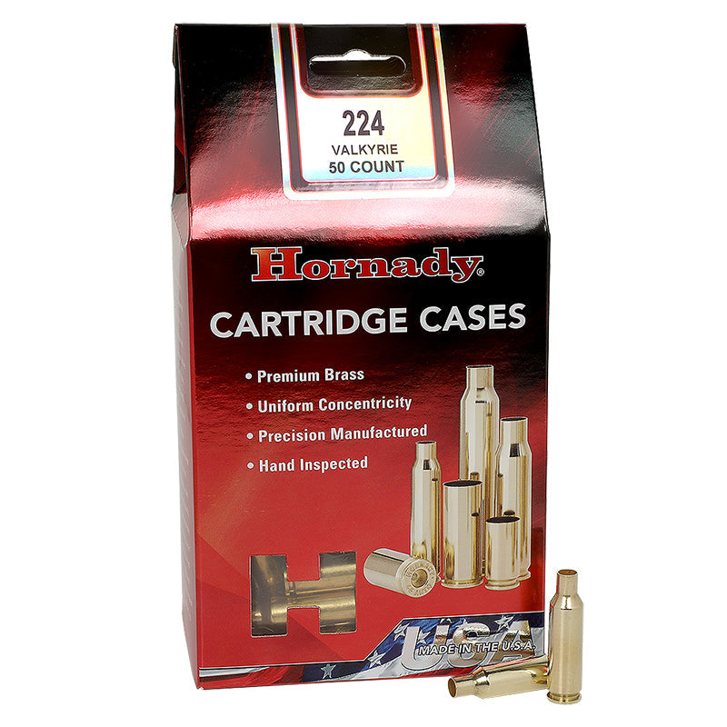 Hornady Brass 224 Valkyrie Unprimed 50/Box — Reloading Solutions Limited