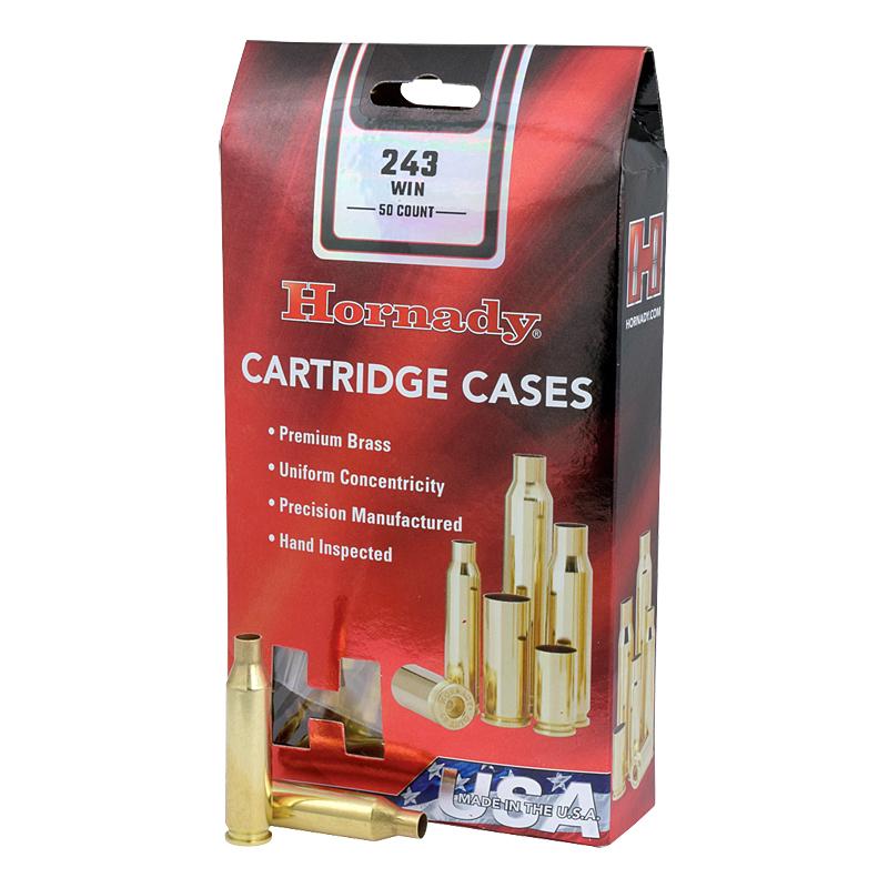Hornady Brass 243 Winchester Unprimed 50/Box — Reloading Solutions Limited