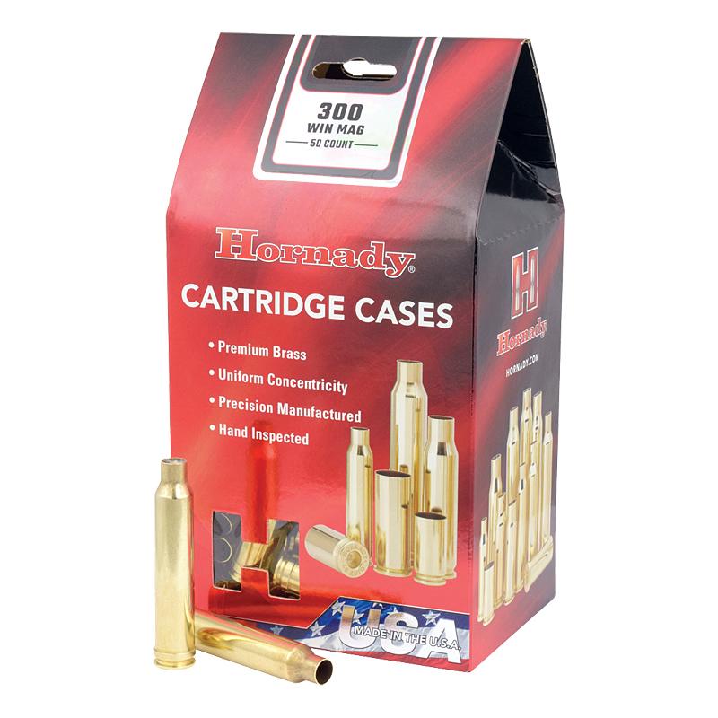 Hornady Brass 300 Winchester Magnum Unprimed 50/Box — Reloading ...