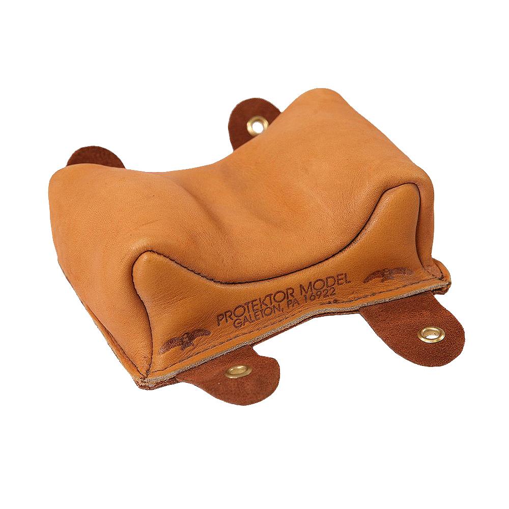 Protektor Model #9 Large Owl Rifle Front Shooting Rest Bag Leather Tan ...