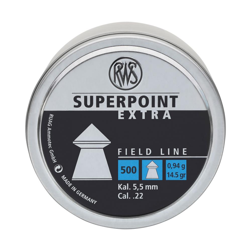 RWS Air Gun Pellets .22 Calibre, 5.5mm 14.5 Grains/0.94gm SuperPoint E ...