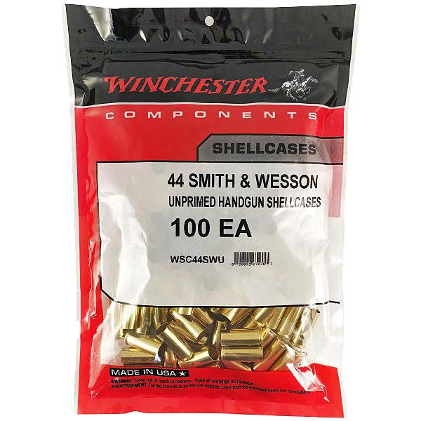 Winchester 44 S&W Special Unprimed Handgun Brass 100/Bag — Reloading ...